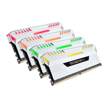 Corsair 32GB White Vengeance RGB DDR4 3000MHz Memory Kit 4x 8GB LN84626 ...
