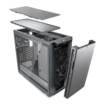 Fractal Define R6 Gunmetal Grey Tempered Glass PC Case LN85052 - FD-CA ...