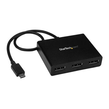 StarTech.com 3 Port USB-C to DisplayPort Monitor Hub LN85198 ...