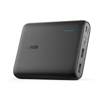 Anker PowerCore 10400mAh 2 Ports USB IQ Ultra Fast Charge Compact Power ...
