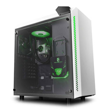 DeepCool Baronkase White with Integrated AIO Liquid Cooling System ...