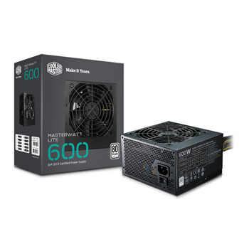Cooler Master MasterWatt Lite V2 600 Watt 80+ PSU/Power Supply LN86875 ...