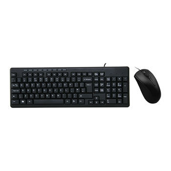 CiT Keyboard & Mouse USB Black LN87262 - KBMS-BUILDER | SCAN UK