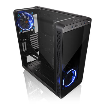 Thermaltake View 37 Riing Gull Wing Windowed PC Gaming Midi Case ...