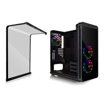 Thermaltake View 37 Gull Wing Windowed RGB Midi PC Gaming Case LN87662 ...