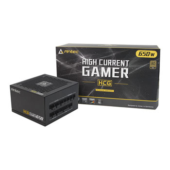 Antec HCG650 650 Watt 80+ Gold Full Modular ATX PSU/Power Supply ...