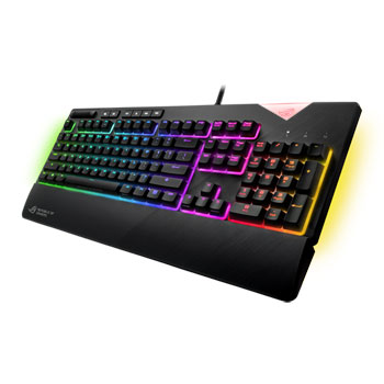 ASUS ROG Strix Flare RGB Cherry MX Red Mechanical Gaming Keyboard ...