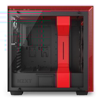 NZXT Red H700 Tempered Glass Window Tower PC Gaming Case LN89840 - CA ...