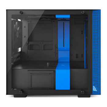 NZXT Blue H200 Mini ITX Windowed PC Gaming Case LN89845 - CA-H200B-BL ...