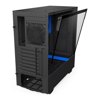 NZXT Blue H500 Tempered Glass Window Midi PC Gaming Case LN89905 - CA ...