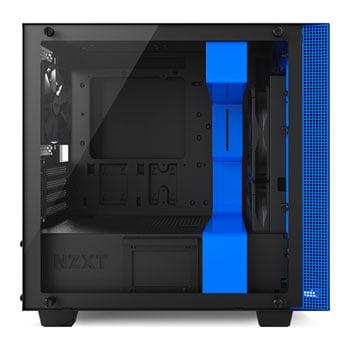 NZXT Blue H400 Micro ATX Windowed PC Gaming Case LN89895 - CA-H400B-BL ...