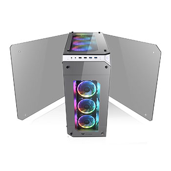 Thermaltake View 71 Snow Edition Tempered Glass Full Tower PC Gaming ...