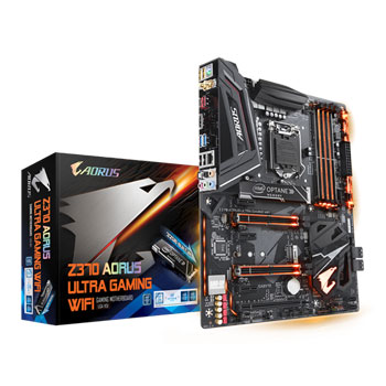 AORUS Z370 ULTRA GAMING WIFI ATX Motherboard with 32GB Intel Optane ...