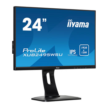 Iiyama 24" Prolite WUXGA IPS Monitor LN90574 - XUB2495WSU-B1 | SCAN UK