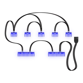 NZXT HUE 2 RGB LED Cable Comb Kit LN92126 - AH-2PCCA-01 | SCAN UK