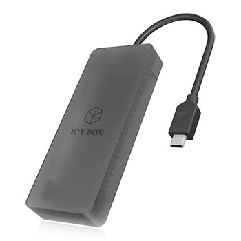 ICY BOX External M.2 SATA SSD Case With Integrated USB Type C 3.1 ...
