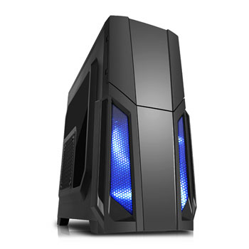 CIT Storm Black ATX Case With Blue LED Front Fan LN92288 - CIT-STORM ...