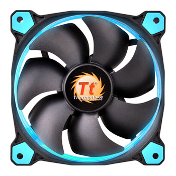ThermalTake Riing 12 120mm Blue LED Radiator Fans - 3 Pack LN92866 - CL ...