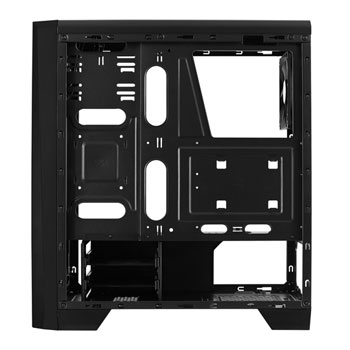 Aerocool Cylon Black RGB LED Tempered Glass RGB Mid Tower Case LN92967 ...