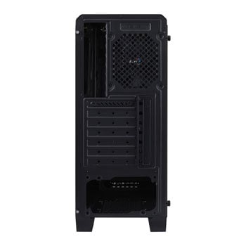 Aerocool Cylon Black RGB LED Tempered Glass RGB Mid Tower Case LN92967 ...