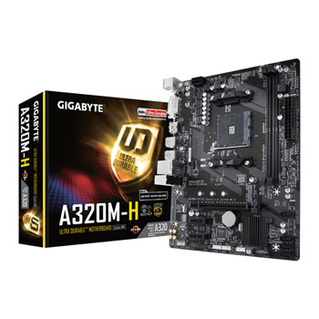 Gigabyte A320M-H AMD A320 micro-ATX Motherboard LN93363 - GA-A320M-H ...