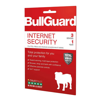 Bullguard Internet Security 2019 LN94440 - BULLGUARD/1912 | SCAN UK