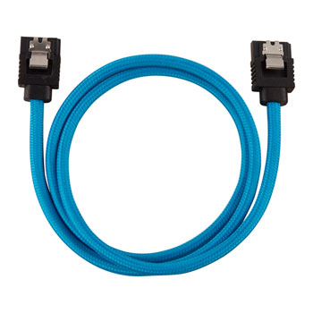 Corsair 60cm Blue Premium Braided Sleeved SATA Data Cable LN95624 - CC ...