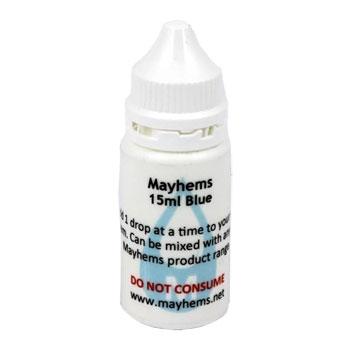 Mayhems Blue Dye 15ml For Distilled / Deionised / Clear Premix fluid ...