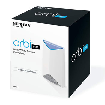 Netgear Orbi Pro SRR60 Triband Business Mesh Router upto 2500sq/ft ...