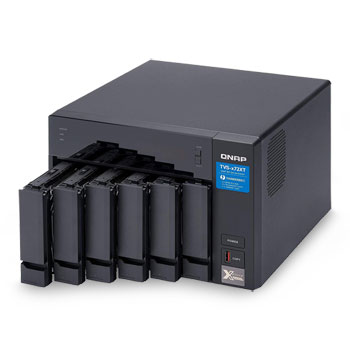 QNAP 6 Bay Desktop NAS Enclosure Core i3 with Thunderbolt3 M.2 + GbE ...