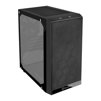 SilverStone Precision RGB Tempered Glass MicroATX PC Gaming Case ...