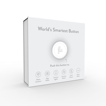 Flic Wireless Smart Home Button 50M Bluetooth White LN99242 - RTLF007 ...