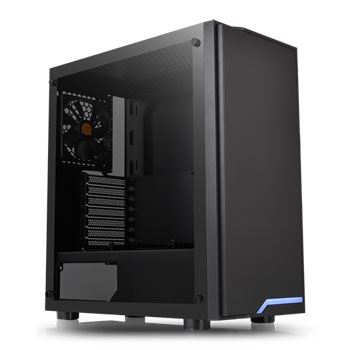 Thermaltake H100 Tempered Glass Mid Tower PC Case LN99432 - CA-1L4 ...