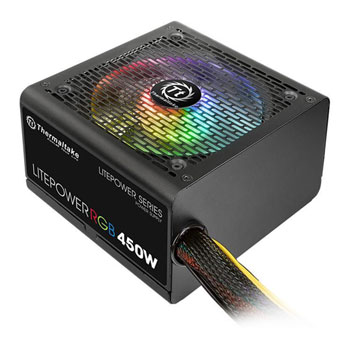 ThermalTake Litepower RGB 450W PSU/Power Supply LN99549 - PS-LTP-0450NHSANK-1 | SCAN UK