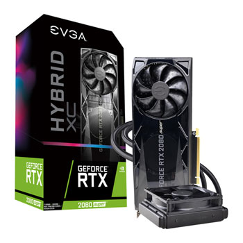 EVGA NVIDIA GeForce RTX 2080 SUPER 8GB XC HYBRID GAMING Turing Graphics ...