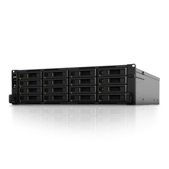 Synology 16 Bay NAS Rack Enclosure w/ 16x Toshiba 12TB Enterprise HDD ...