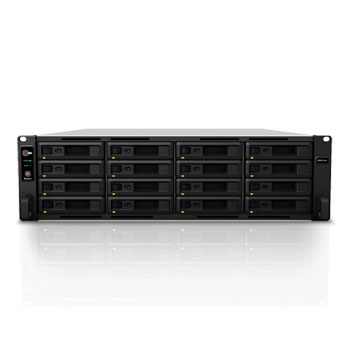 Synology 16 Bay NAS Rack Enclosure w/ 16x Toshiba 12TB Enterprise HDD ...