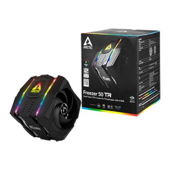 Arctic Freezer 50 TR Dual-tower Addressable RGB AMD sTR4 Threadripper ...