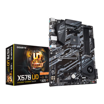Gigabyte AMD Ryzen X570 Ultra Durable AM4 PCIe 4.0 ATX Motherboard ...