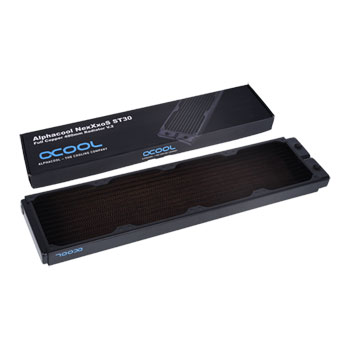 Alphacool NexXxoS ST30 480mm Full Copper Radiator V.2 - Black LN101356 ...