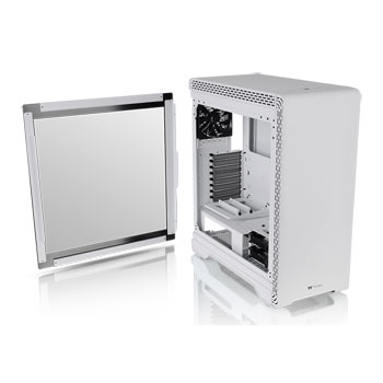 Thermaltake S500 Snow Tempered Glass Mid Tower PC Case LN103921 - CA ...