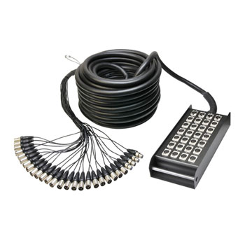 Adam Hall 30m Multicore XLR Stage Box 24/4 LN105151 - K28C30 | SCAN UK