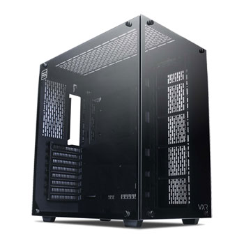 Tecware VXR Dual Chamber Mid Tower Black Tempered Glass Case LN105295 ...