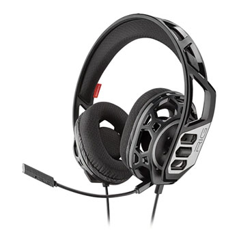 Plantronics Poly RIG 300 Black/Gold 3.5mm 4-Pole Gaming Headset for PC ...