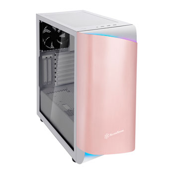 Silverstone Seta A1 Rose Gold Tempered Glass Midi PC Gaming Case ...