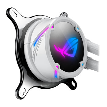 ASUS ROG STRIX LC White Edition 360mm RGB AIO Intel/AMD CPU Water ...
