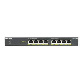 NETGEAR GS308PP 8-Port Gigabit PoE+ Network Switch LN106985 - GS308PP ...