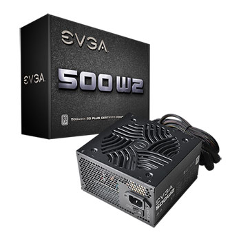 EVGA W2 500W 80+ ATX Fully Wired Power Supply LN107292 - 100-W2-0500-K3 ...