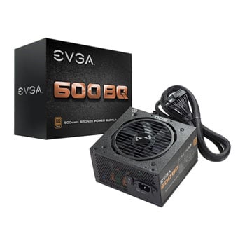 EVGA 600 BQ 80 PLUS Bronze 600W Semi Modular ATX Power Supply LN107297 ...