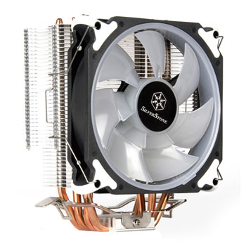 SilverStone Argon RGB Intel/AMD Air CPU Cooler LN107723 - SST-AR12-RGB ...